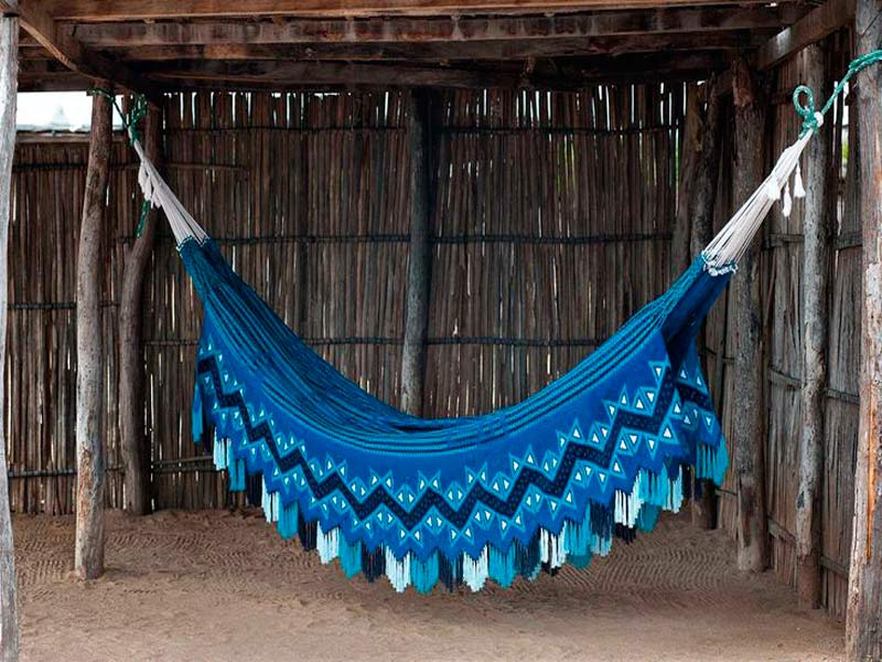 Chinchorro Wayuu keinñasu azul [XL-DOBLE] : Un Mundo de Hamacas, para ...